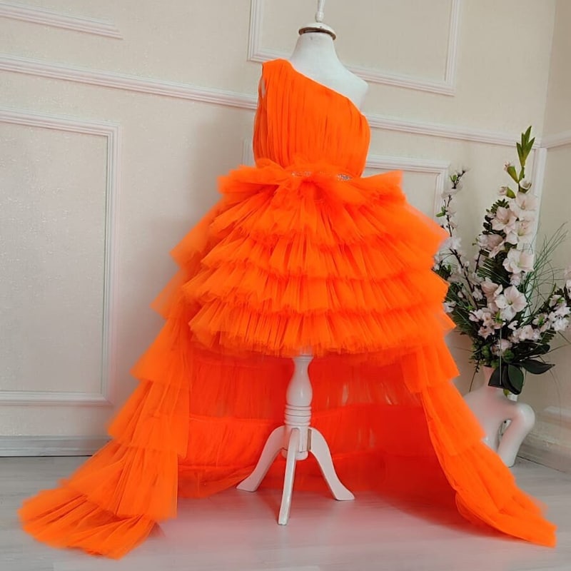 Orange Tutu Dress - Etsy