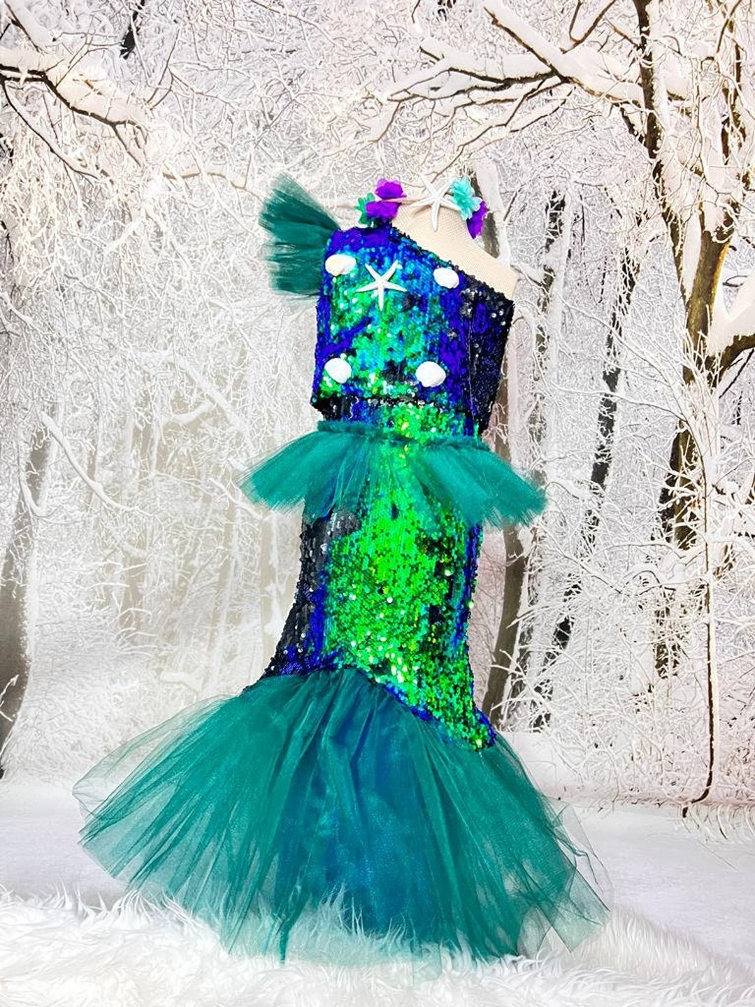 Mermaid Costume Girls, Mermaid Costume Toddler, Mermaid Dress Toddler ...