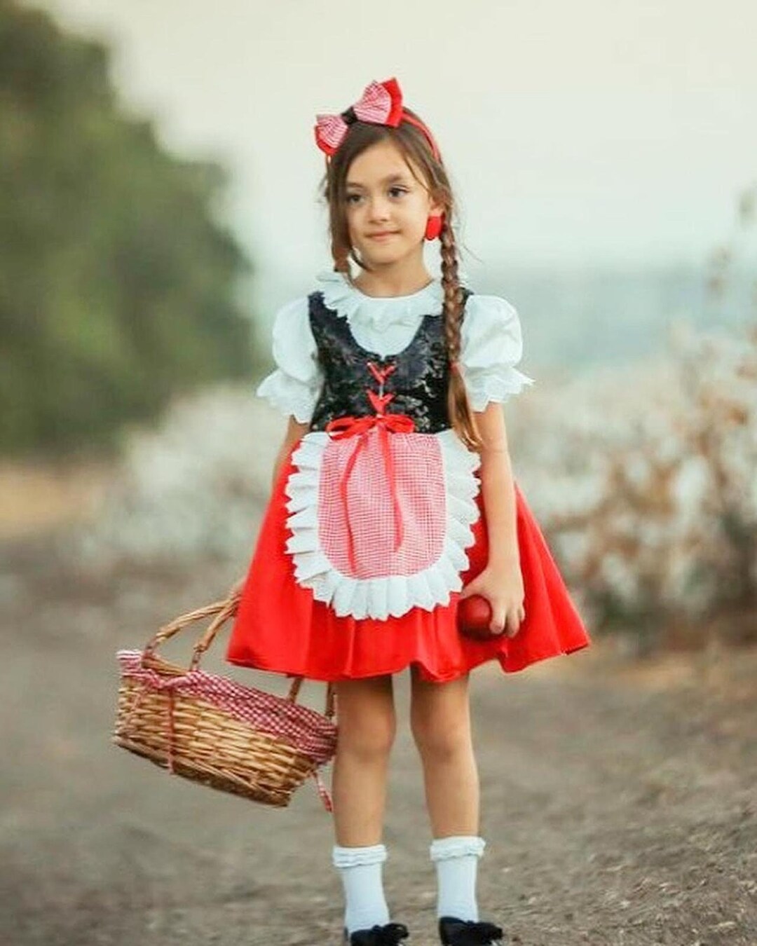 Red Riding Hood Costume, Little Red Riding Hood Outfit and Cape for ...