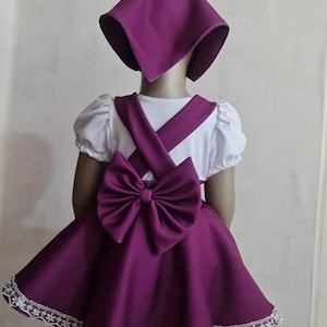 Masha Inspired Costume, Masha and the Bear Inspired Costume, Birthday ...