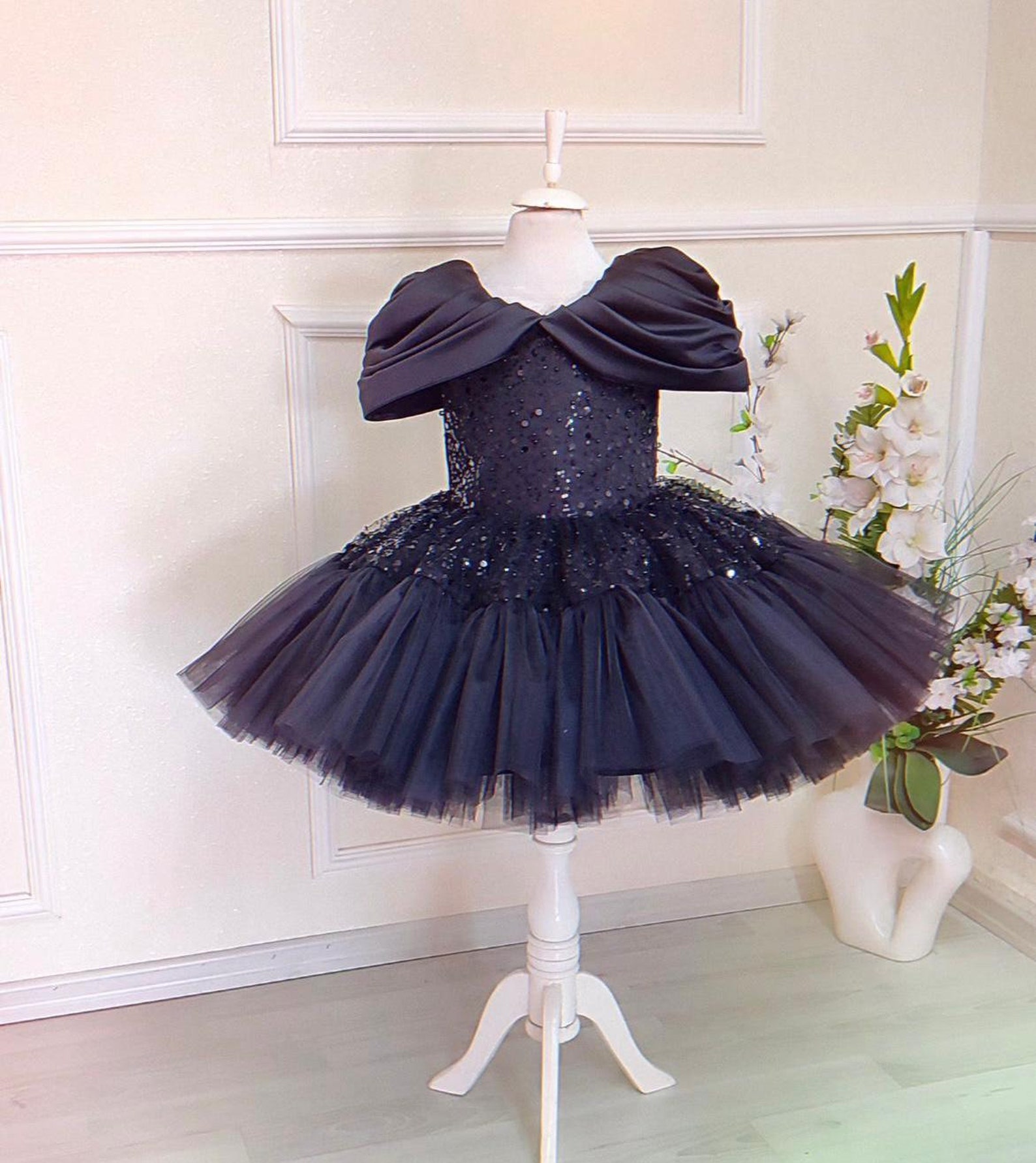 Wednesday Inspired Black Tutu Dress: Raven Dance Cosplay Costume - Etsy