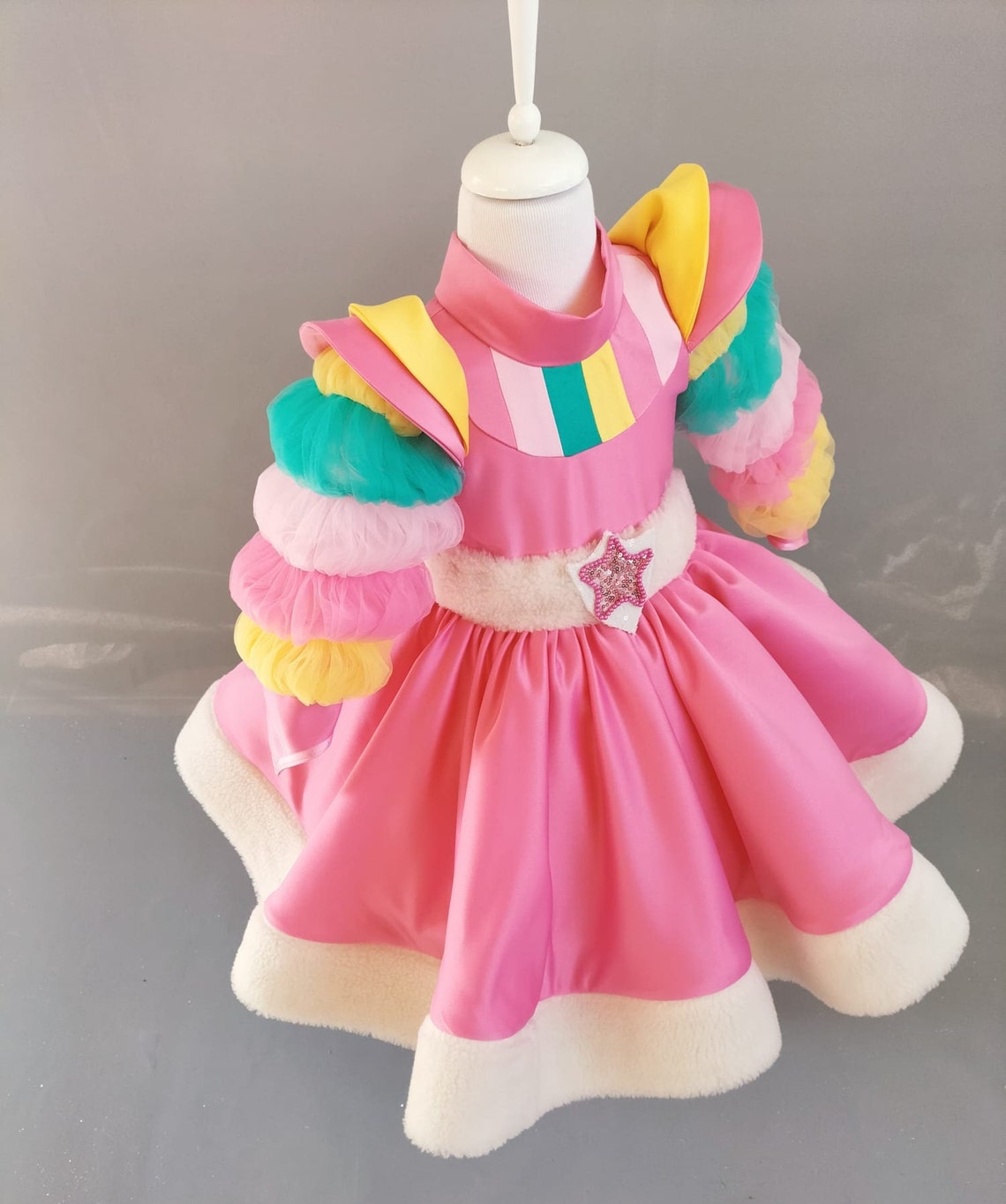 Rainbow Brite Costume Toddler Rainbow Brite Dress Cosplay - Etsy
