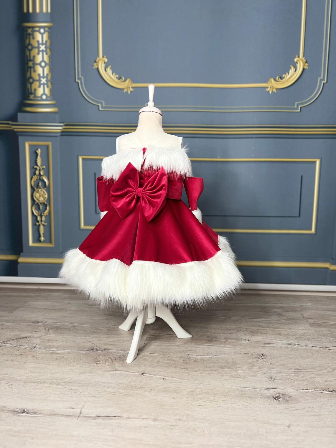 Girls Santa Claus Dress: Festive Christmas Outfit - Etsy