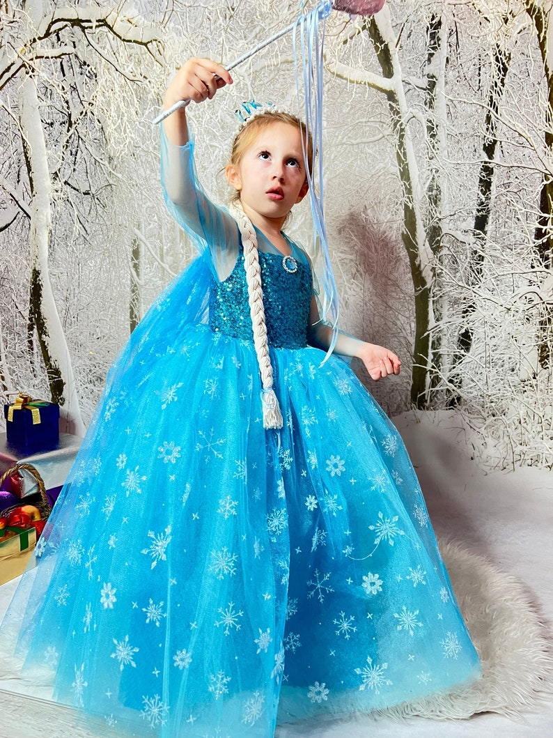 Princess Elsa Dress Elsa Costume Toddler Elsa Baby Girl - Etsy