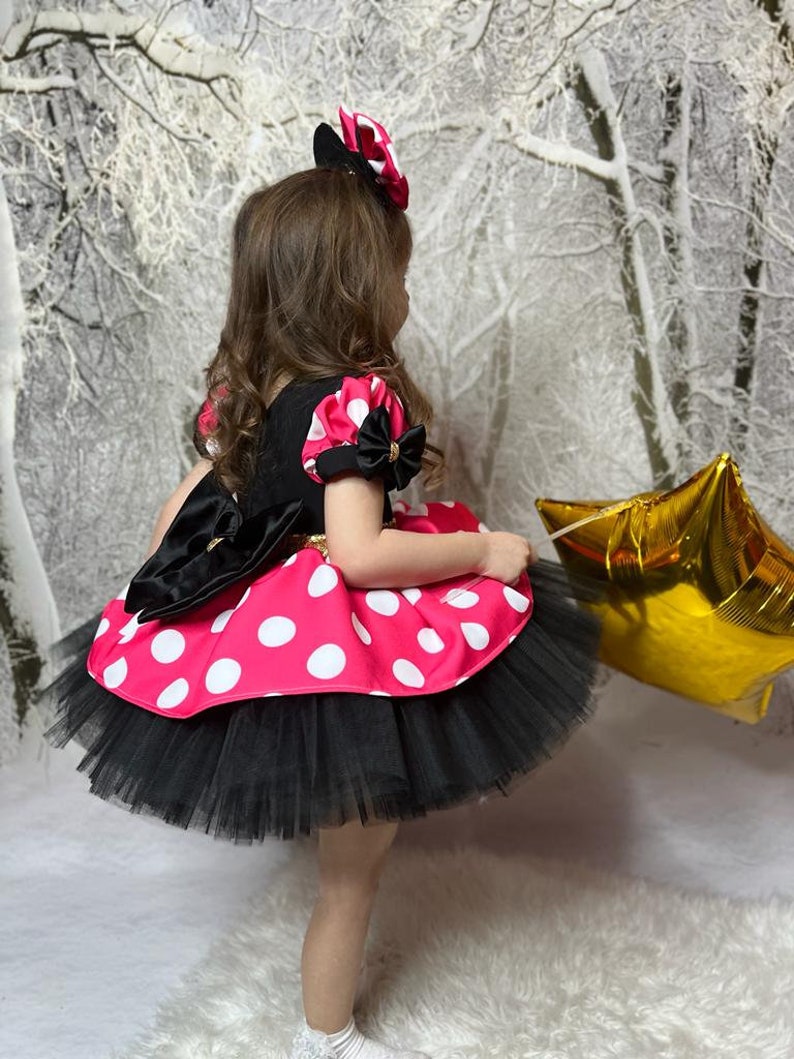 Minnie Mouse Dress Toddler Minnie Mouse Costume for Girls - Etsy
