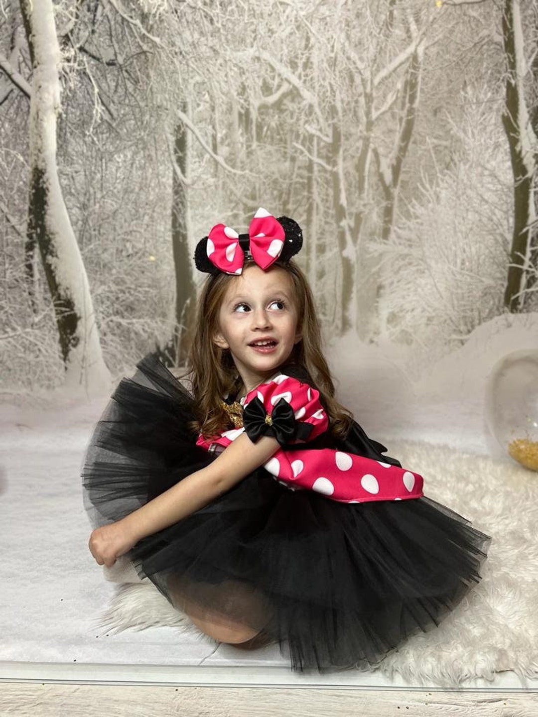 Minnie Mouse Dress Toddler, Minnie Mouse Costume for Girls, Minnie ...