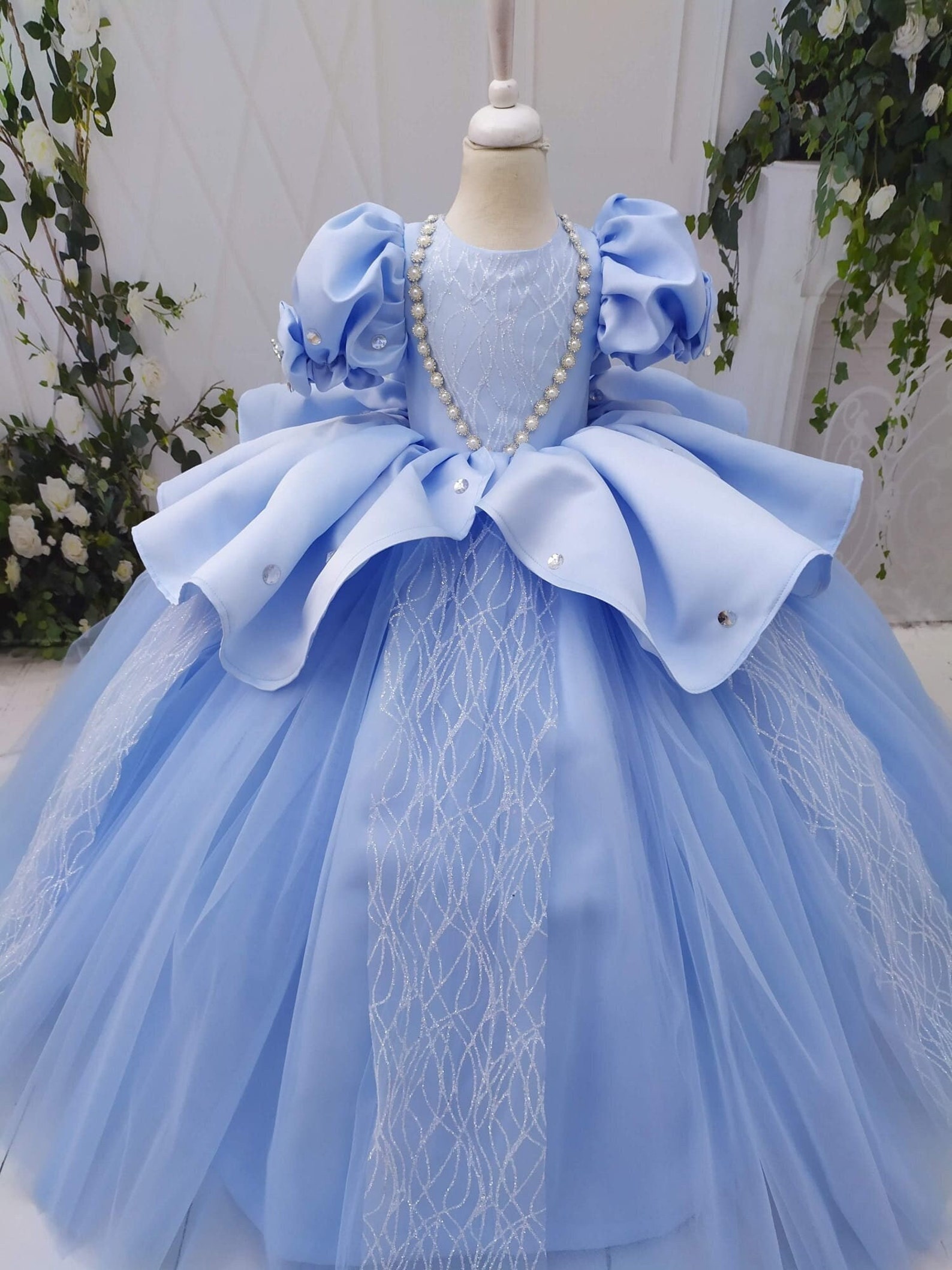 Blue Princess Costume Girls Princess Dress Toddler Princess - Etsy