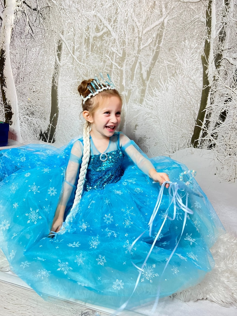Princess Elsa Dress Elsa Costume Toddler Elsa Baby Girl - Etsy