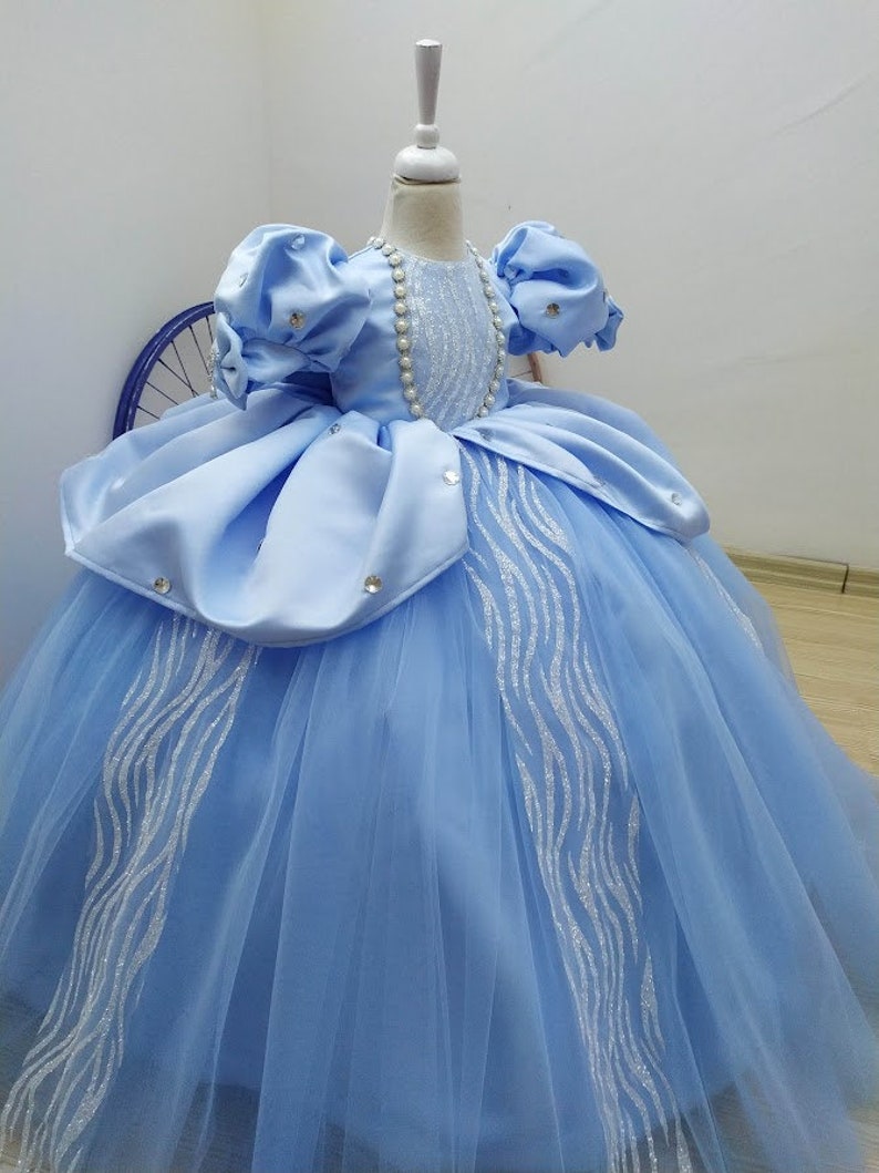 Blue Princess Costume Girls Princess Dress Toddler Princess - Etsy