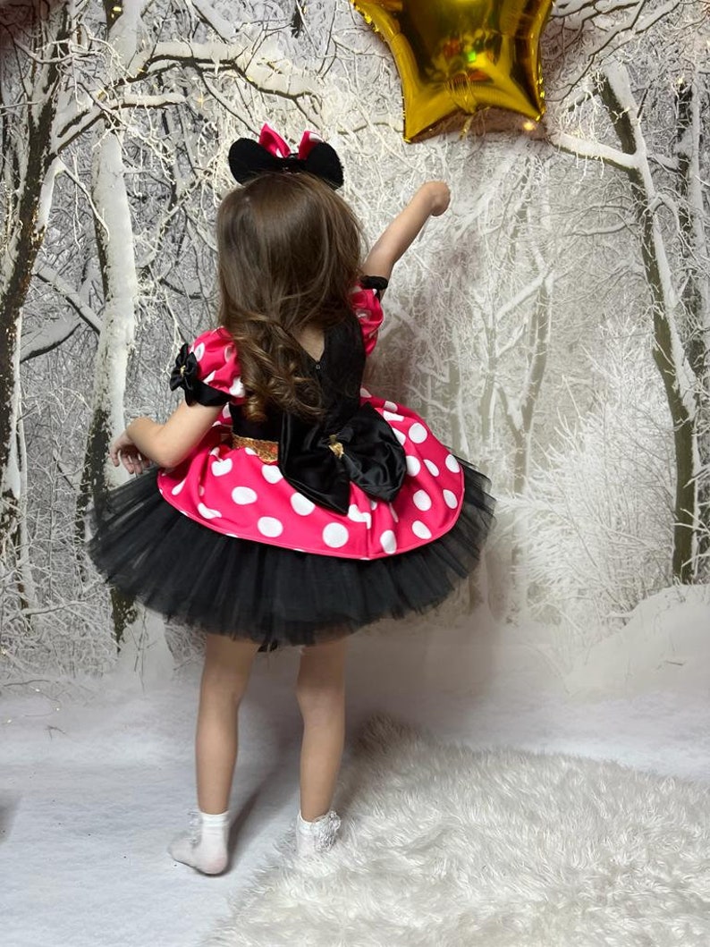 Minnie Mouse Dress Toddler Minnie Mouse Costume for Girls - Etsy