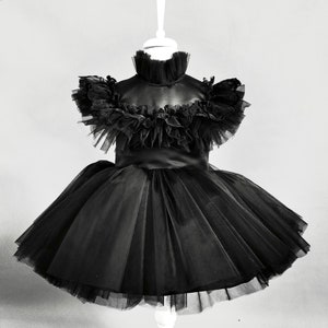 Wednesday Addams Toddler Costume, Wednesday Addams Rave'n Dance Tutu ...