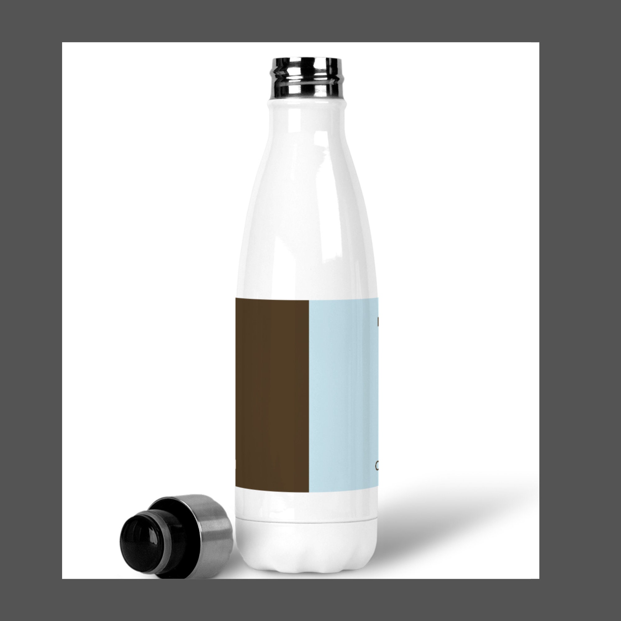 Wild Swimming Water Bottle Stainless Steel Dual Design in One | Cold ...