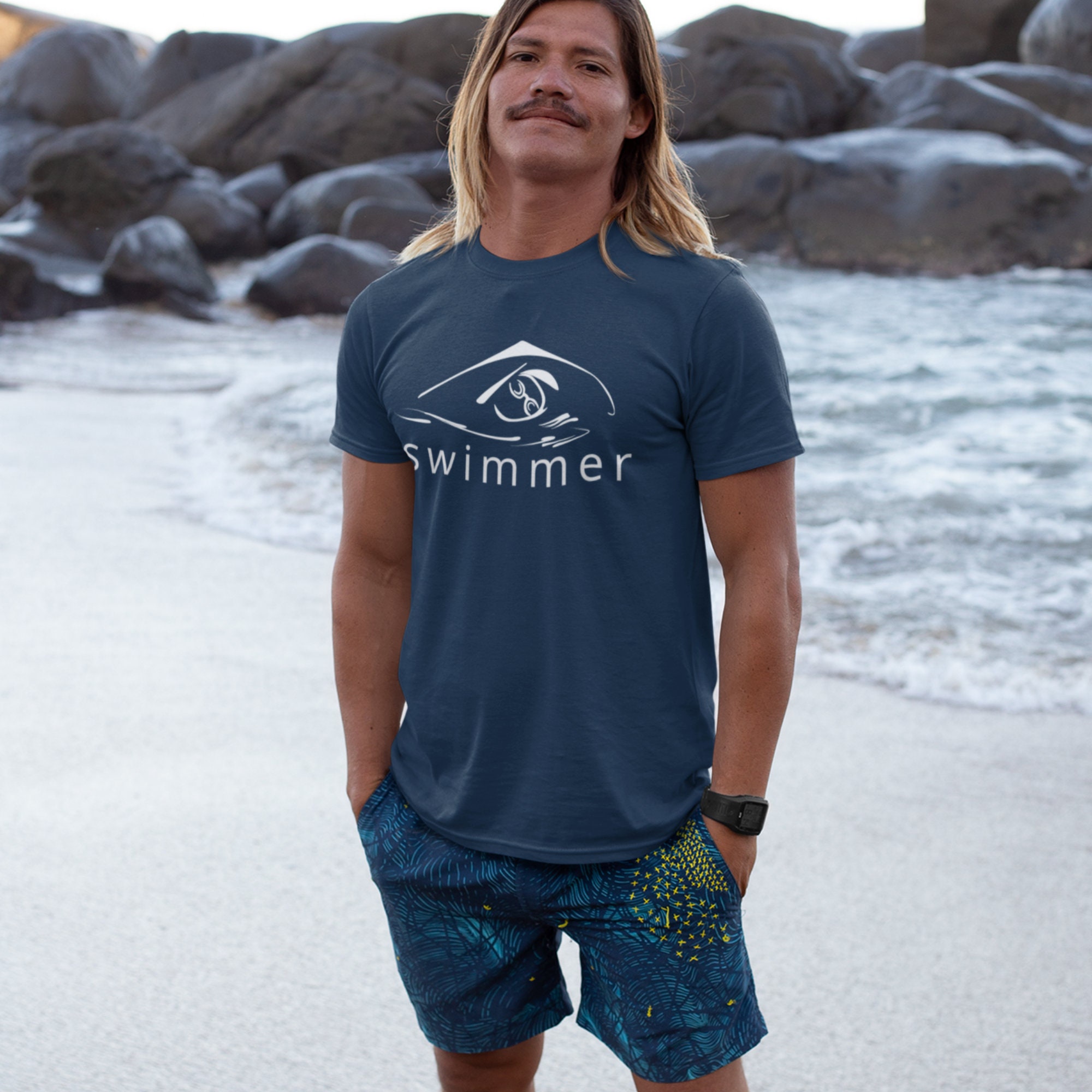 Swimmer Tshirt | Open Water Swimming Shirt | Wild Swimming Gift ...