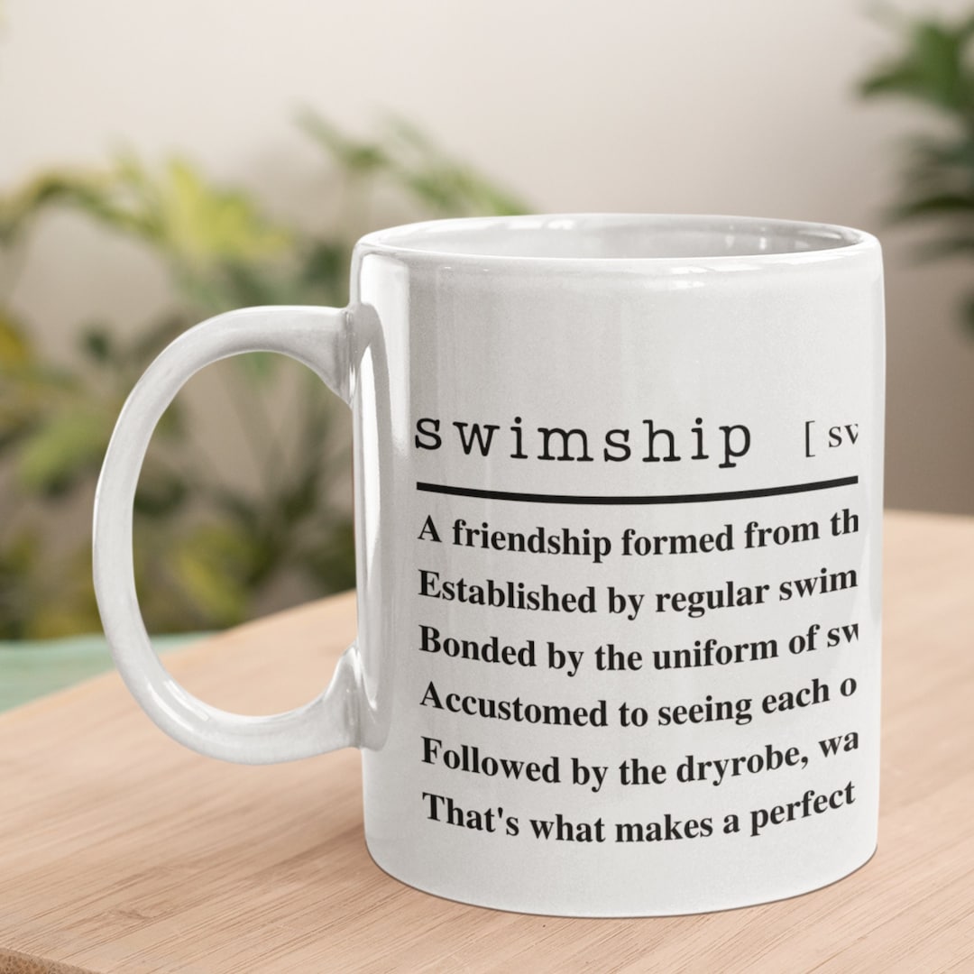 Open Water Swimming Mug | Gift for Wild Swimmers | Dictionary Sea Swim ...