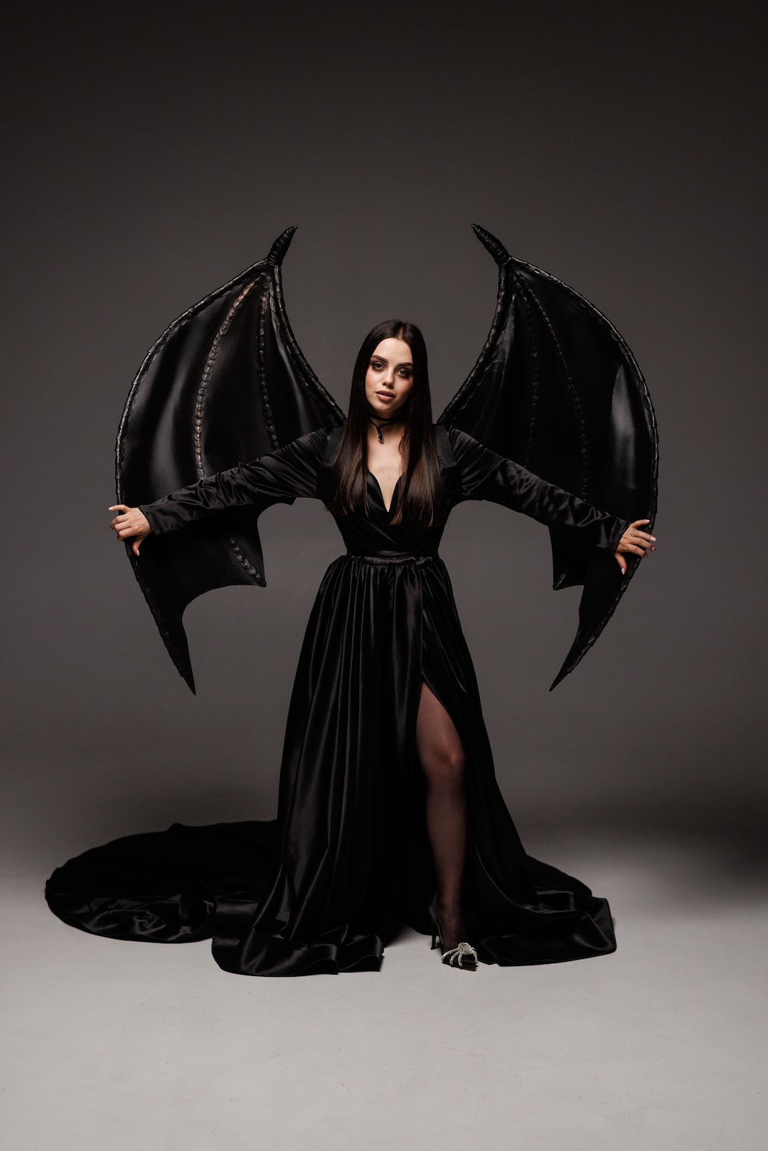Large Bat Wings | Black Dragon Wings | Bat Wings Cosplay for Halloween ...