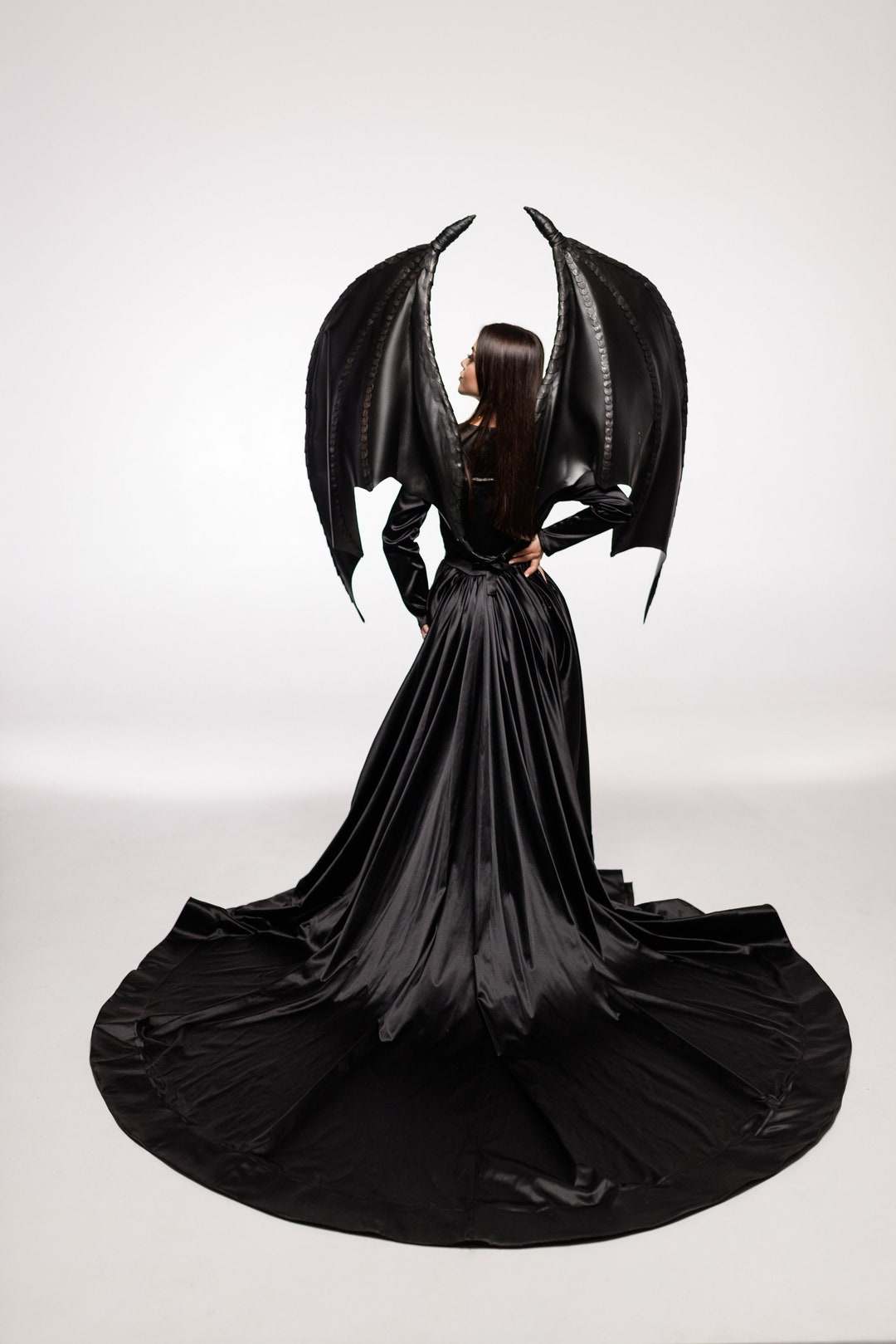 Black Bat Wings, Cosplay Wings Costume, Demon Wings, Black Wings ...