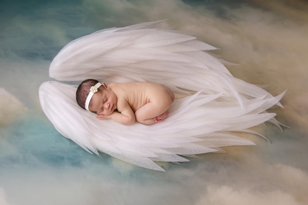 White Angel Wings Newborn | White Wings for Photo Shoot Baby | Newborn ...