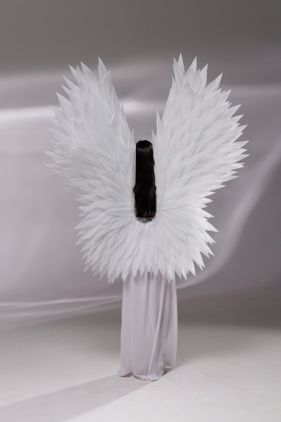 Large Angel Wings Costume, White Angel Wings for Men, Costume Wings for ...