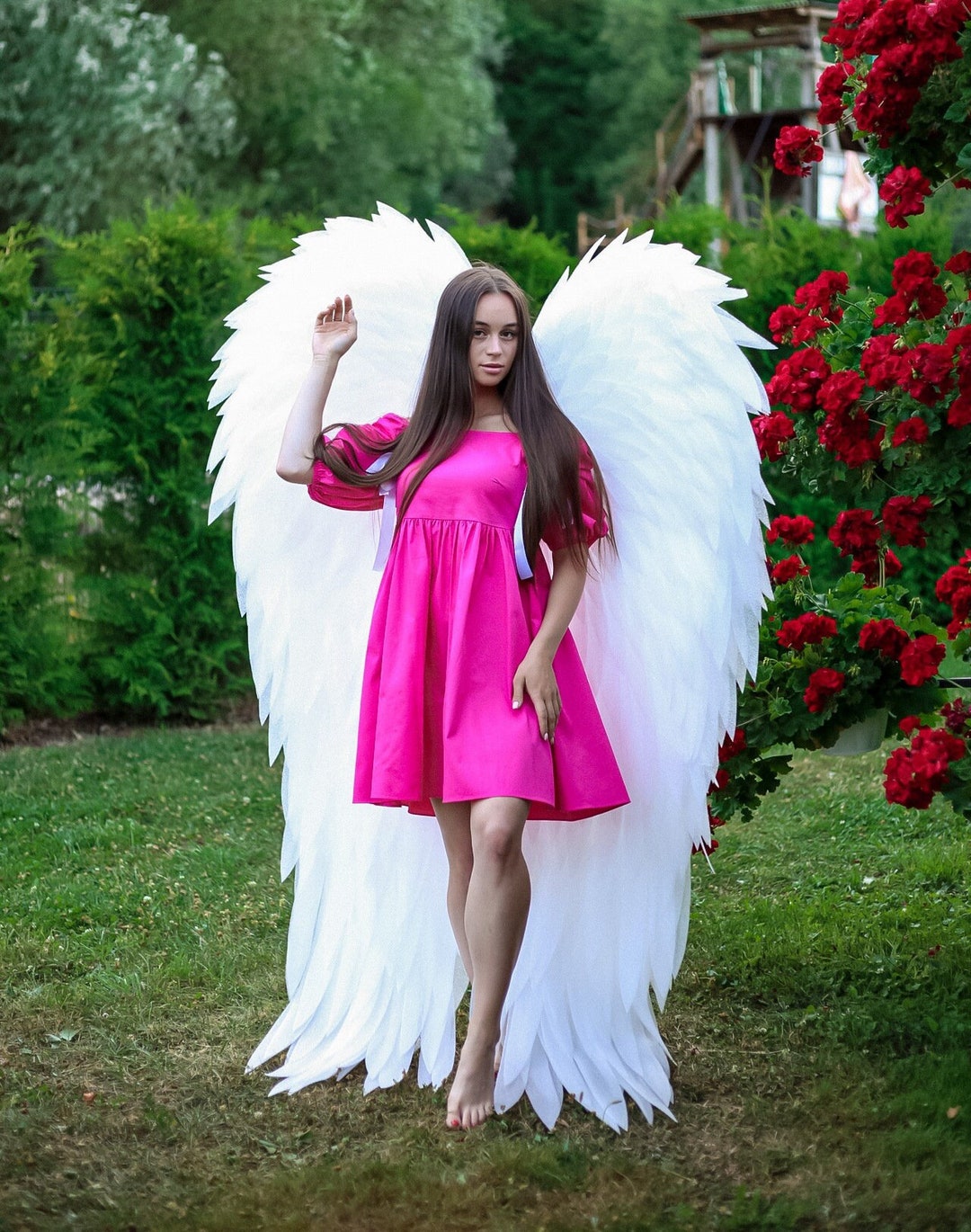 White Angel Wings for Photo Shoot Image Victoria Secret Wings - Etsy