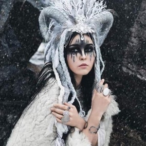 Buffalo Headdress Native American | Gothic Headpiece for Costume ...