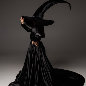 Adult Halloween Costume Witch - Alchemist Witch Hat Adventurer Larp ...