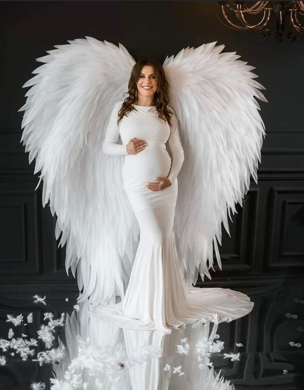 White Adult Angel Wings for Photoshoot Woman Victoria Secret - Etsy