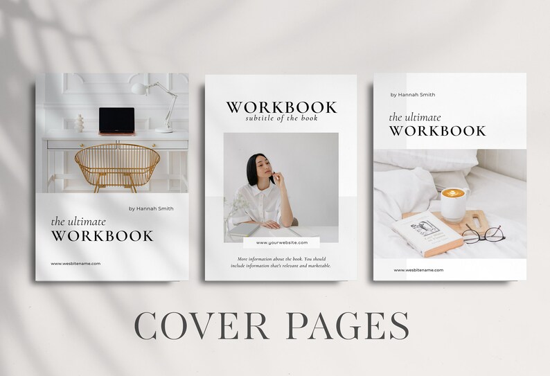 Editable Workbook Template Printable Ebook Template Course - Etsy