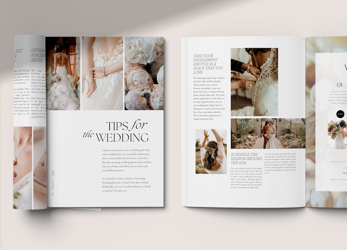 Wedding Photography Pricing Guide Template Welcome Guide - Etsy