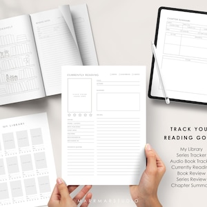 Printable Reading Planner | Book Tracker | Reading Tracker Journal ...