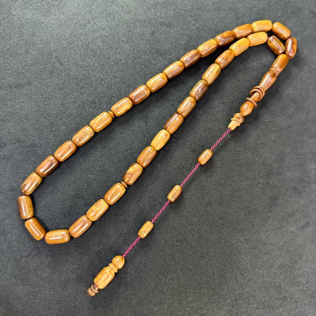 Kuka (coca) Fruit Natural 33 Beads Tesbih, Tasbih, Misbaha, Wood Tasbih ...