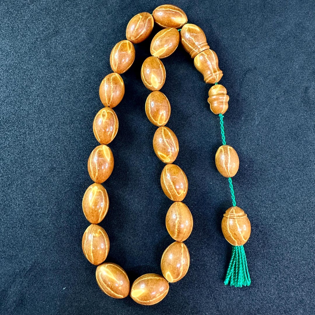 High Quality, Natural Juniper (andız) Seed 17 Beads Mala & Mascot ...