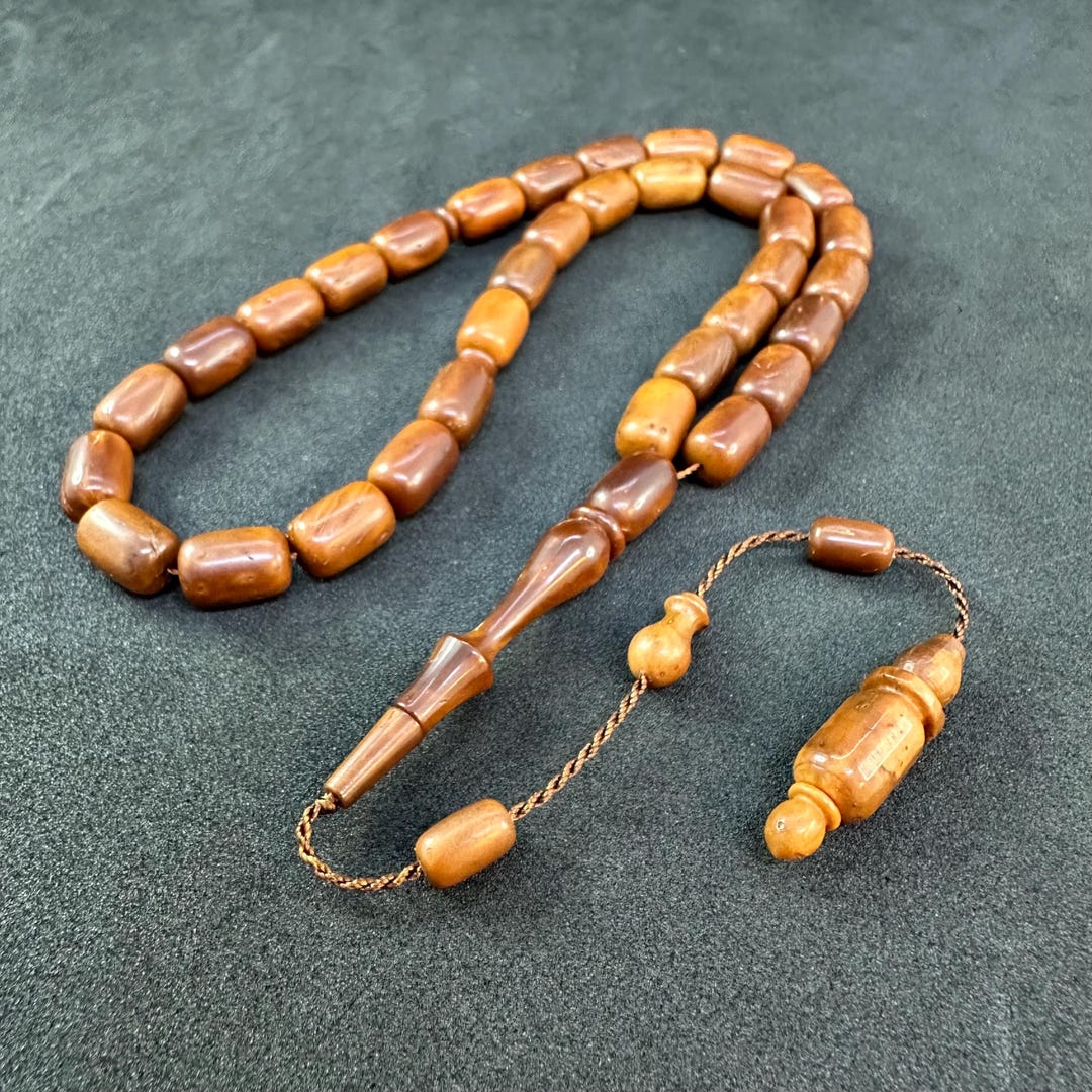 Completely Handcrafted, High Quality, Natural Kuka coca Fruit 33 Beads ...