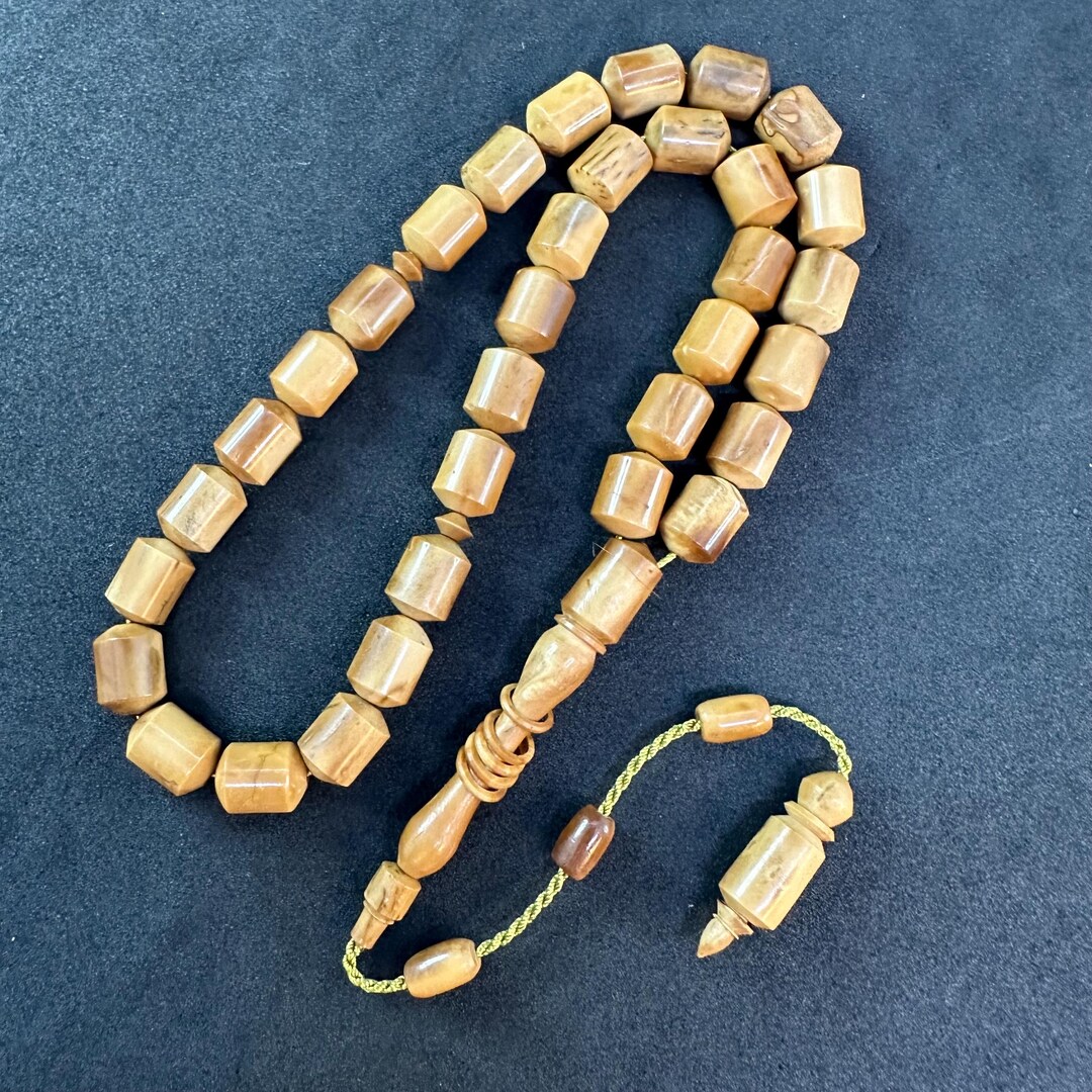Kuka (coca) Fruit Natural 33 Beads Tesbih, Tasbih, Misbaha, Wood Tasbih ...