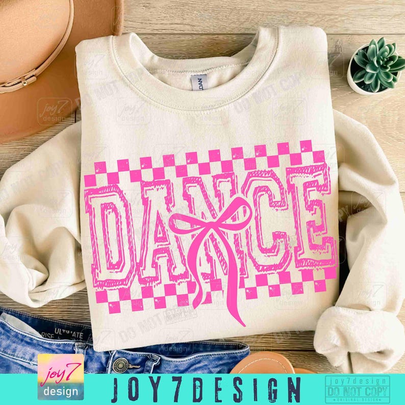 Dance Coquette Bow Retro Checkered Dance Competition PNG Coquette Dance ...