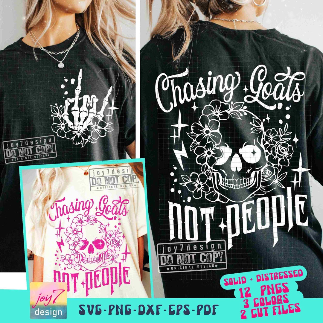 Chasing Goals Not People SVG PNG Sarcastic Snarky Png Funny Adult Humor ...