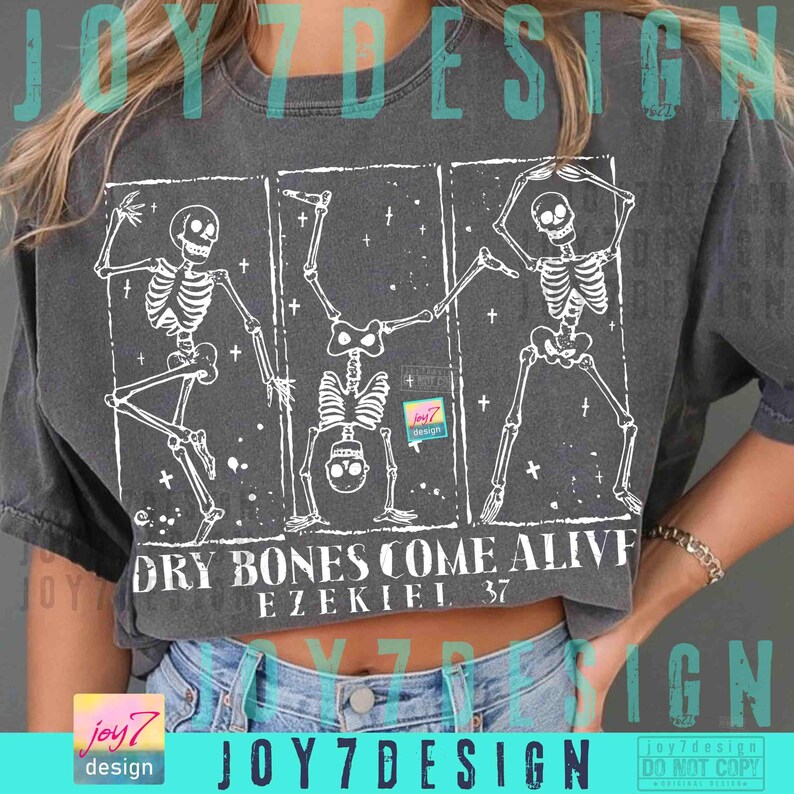 Dry Bones Come Alive PNG Christian Halloween Png Ezekiel Halloween ...