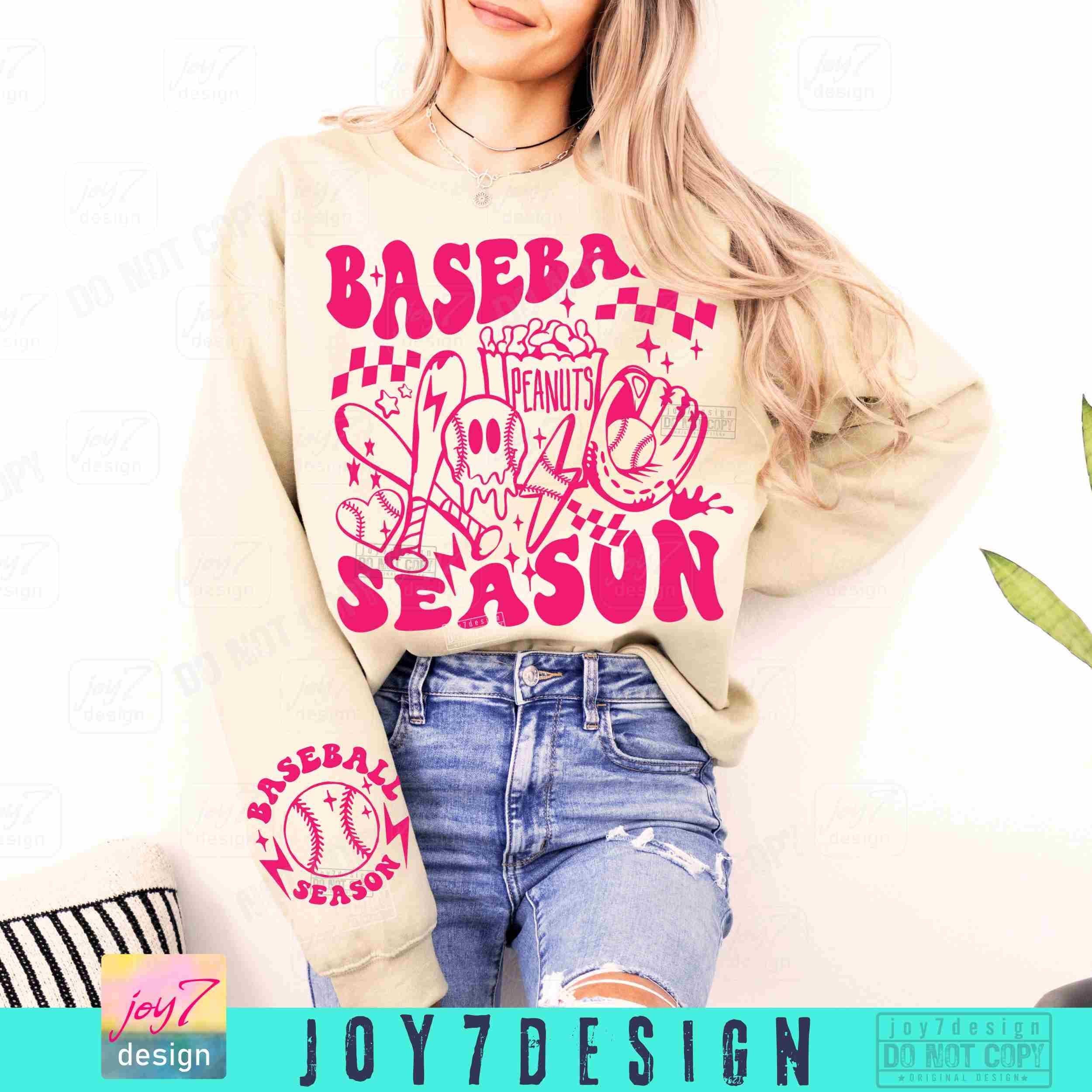 Baseball Season SVG PNG Retro Baseball Vibes Game Day Designs Bundle ...