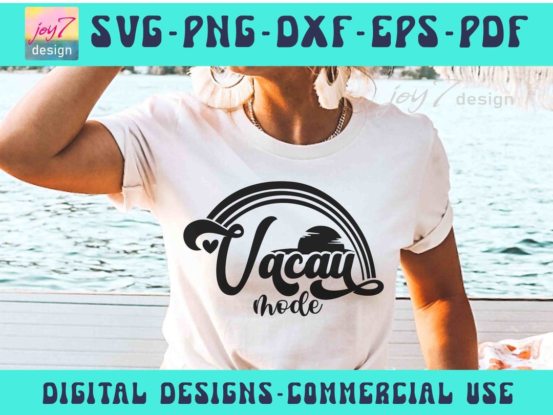 Vacay Mode SVG PNG, Vacay Png, Sunset Svg, Vacation Svg, Summer Svg ...