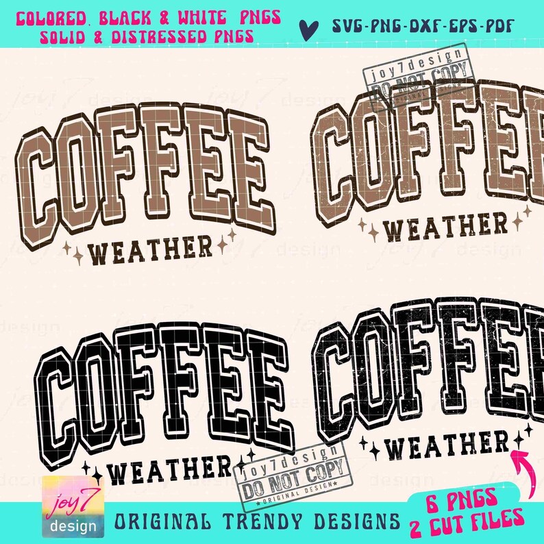 Coffee Weather SVG PNG Coffee Season Svg Coffee Life College Svg ...