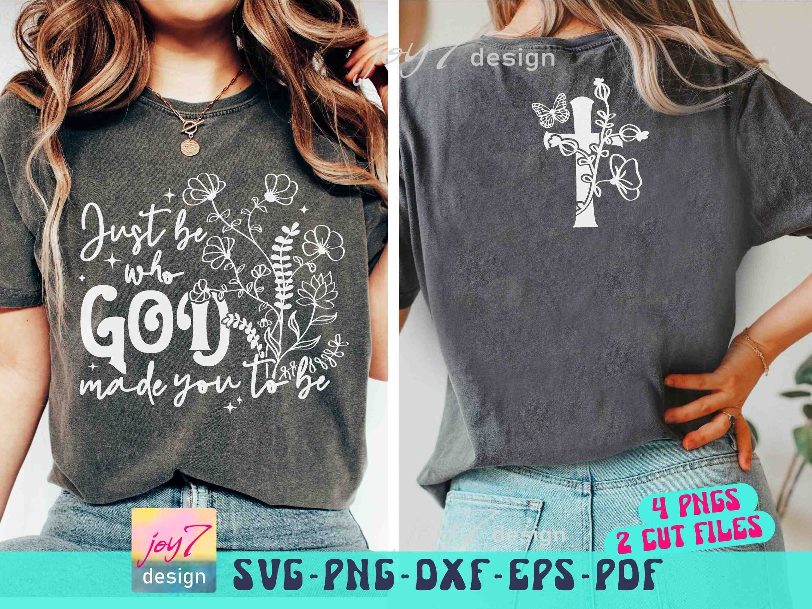 Christian Floral SVG PNG God Svg Wildflowers Cross Svg Bible - Etsy UK