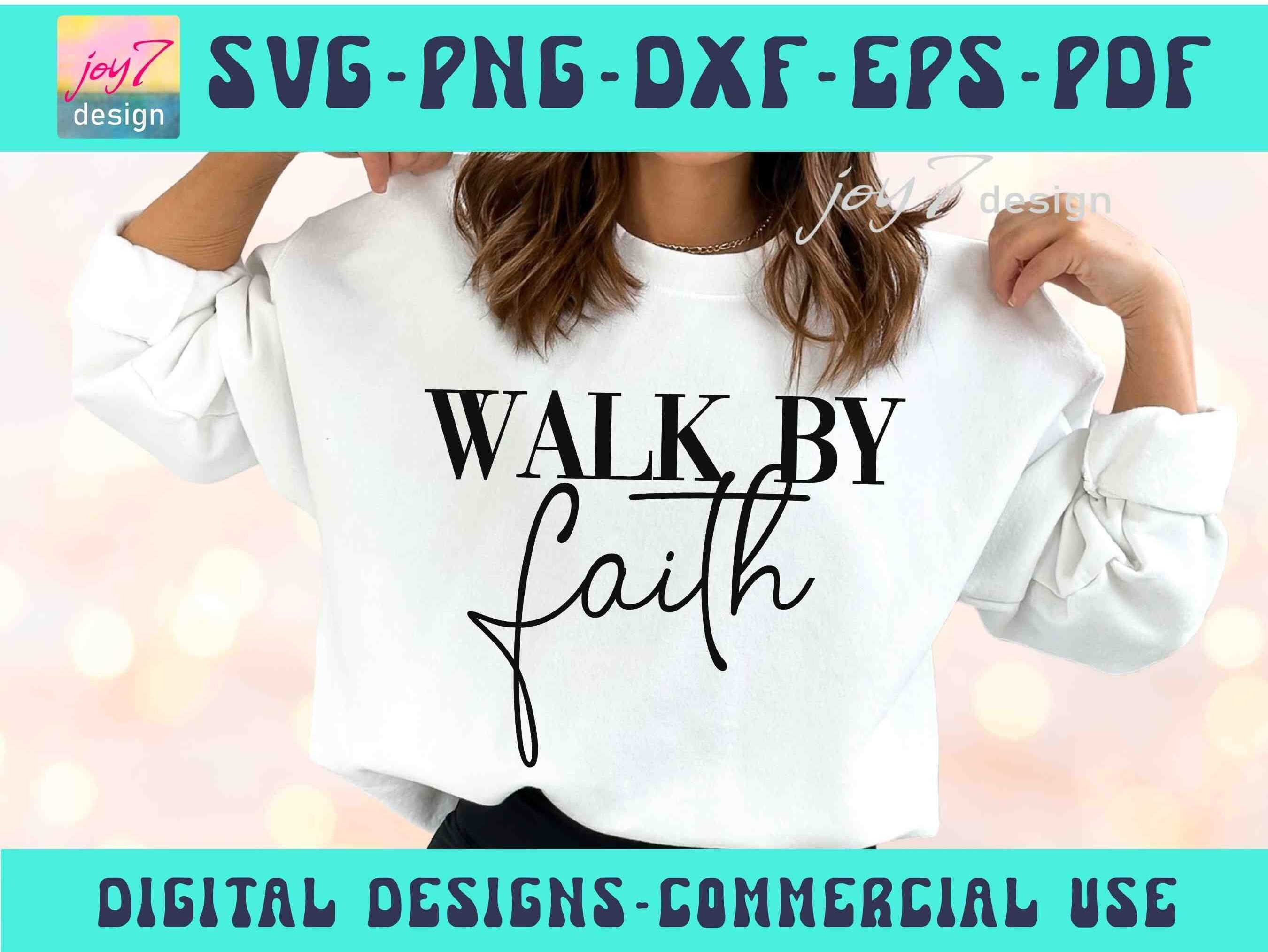 Walk by Faith SVG PNG Faith Svg Christian Easter Svg - Etsy Canada
