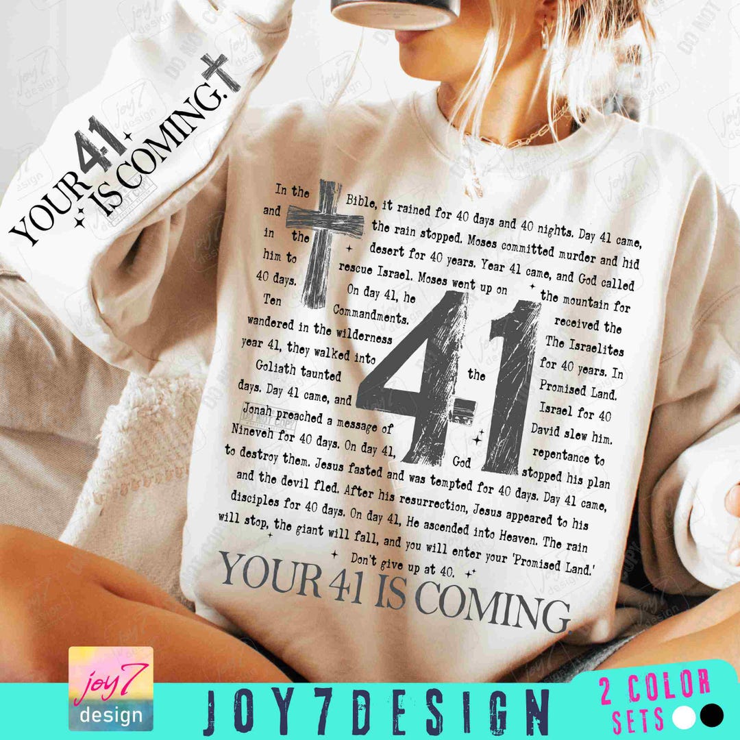 Your 41 is Coming PNG Bible Verse Png Jesus Png Faith Png Scripture Png ...