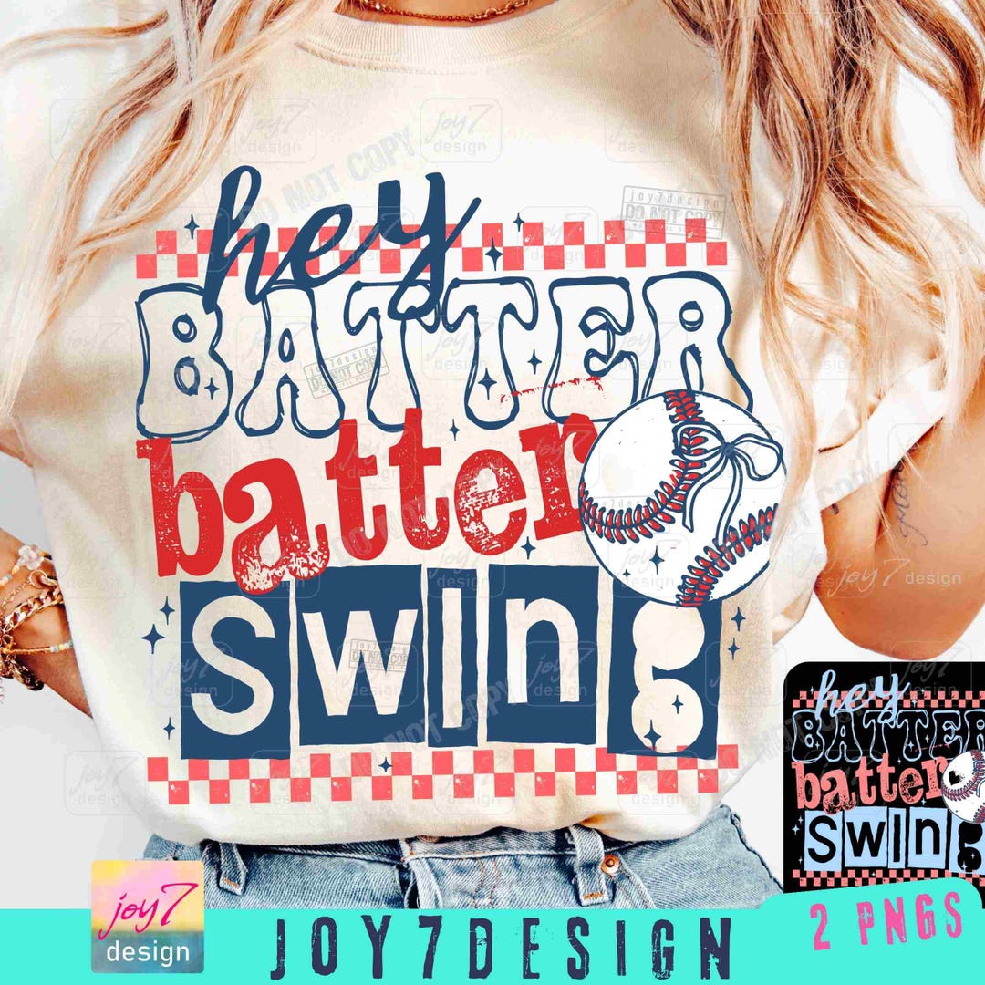 Retro Baseball Batter Batter Swing PNG Baseball Saying Png Game Day ...