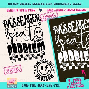 Passenger Seat Problem SVG PNG Vacay Mode Svg Trip Svg Trip Png Funny ...