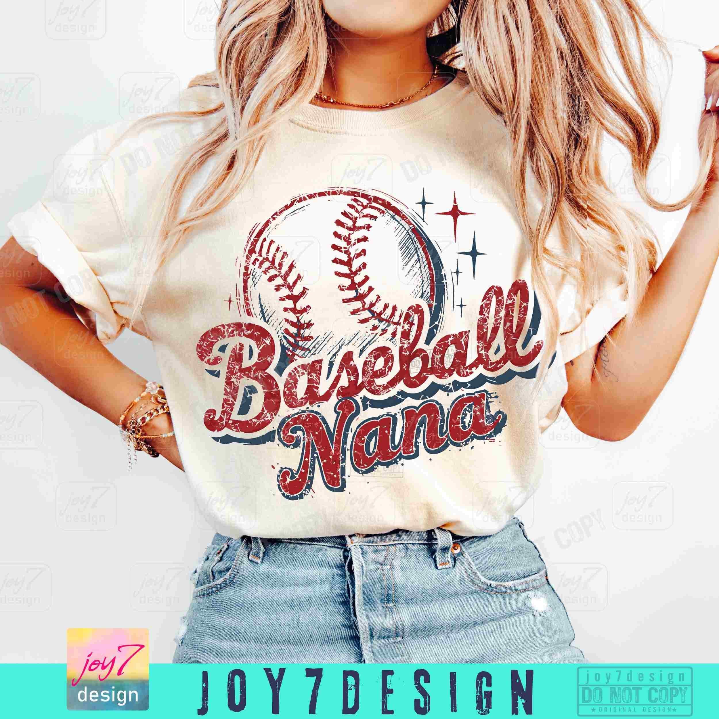 Baseball Nana PNG Baseball Nana Shirt Design Png Baseball Season Png ...