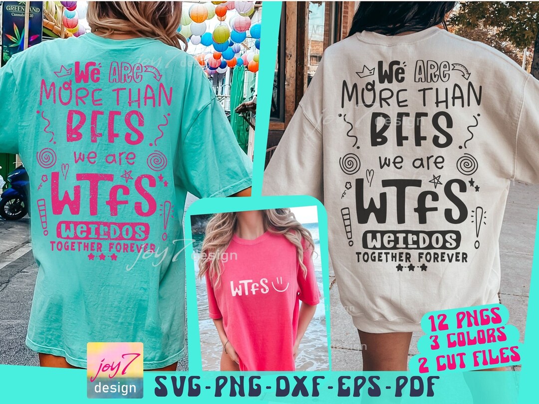 BFF SVG PNG Best Friend Svg Funny Best Friends Shirt Design Svg Besties ...