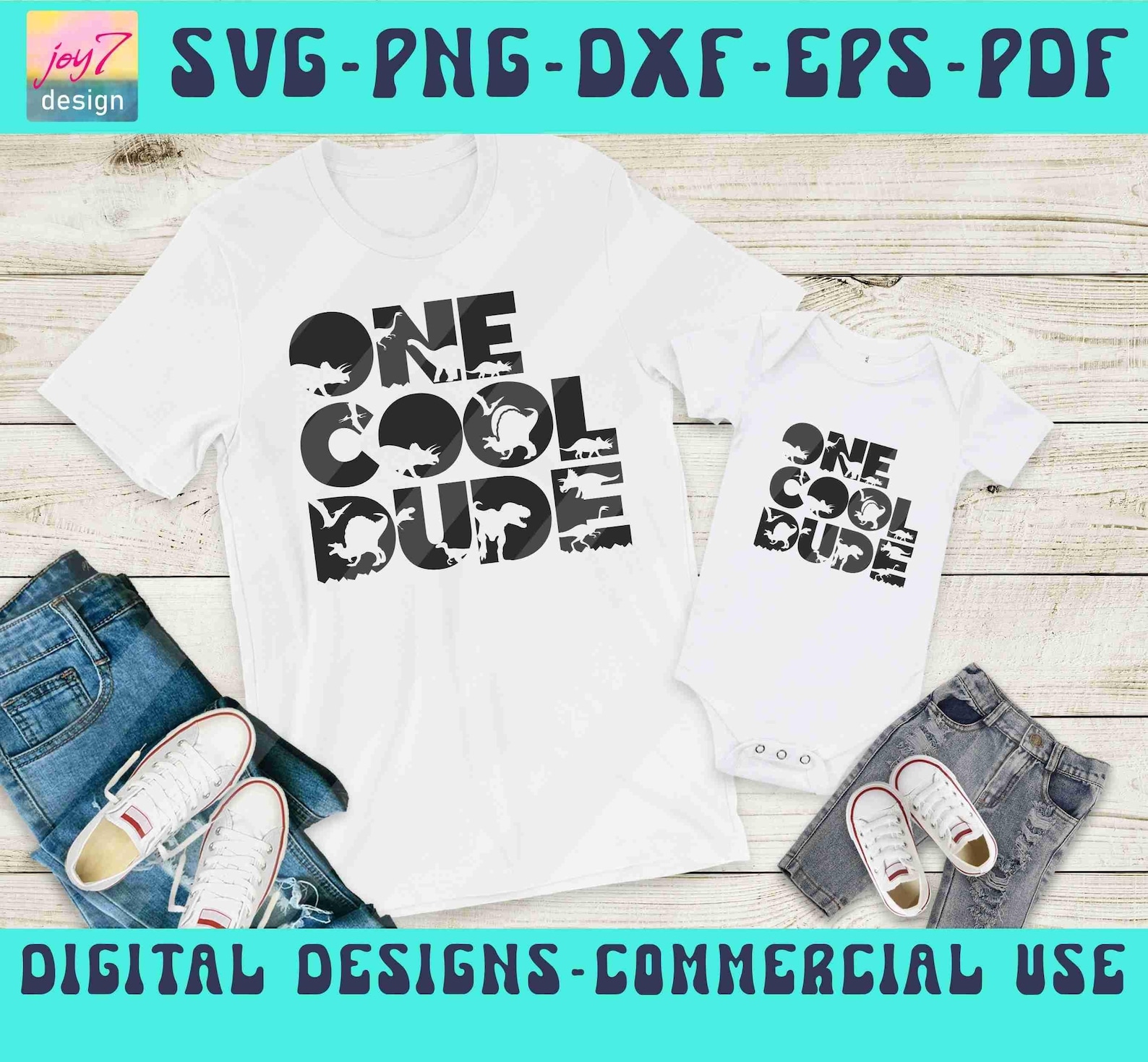One Cool Dude SVG PNG, Dad and Son Matching Shirts Png Svg, Kids ...