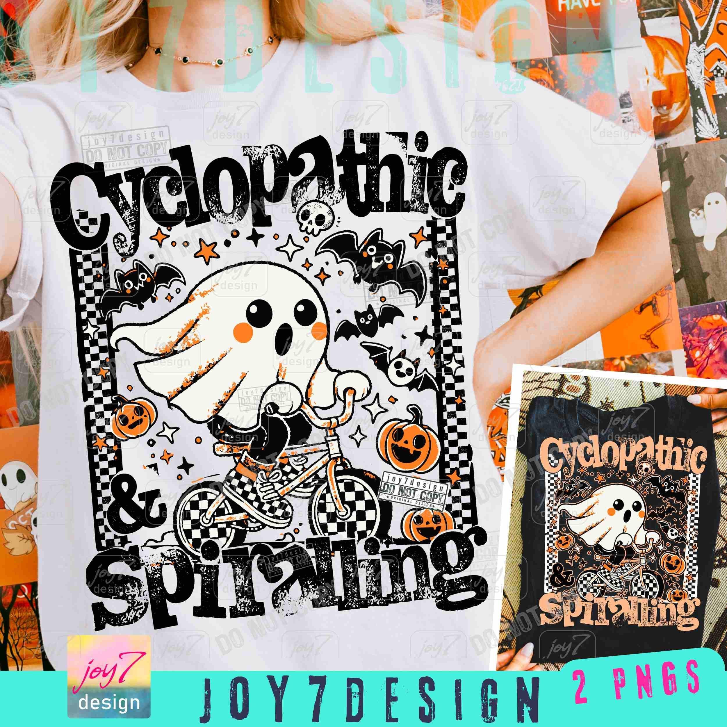 Funny Halloween Cyclopath Ghost PNG Trendy Halloween Humor Cyclopathic ...