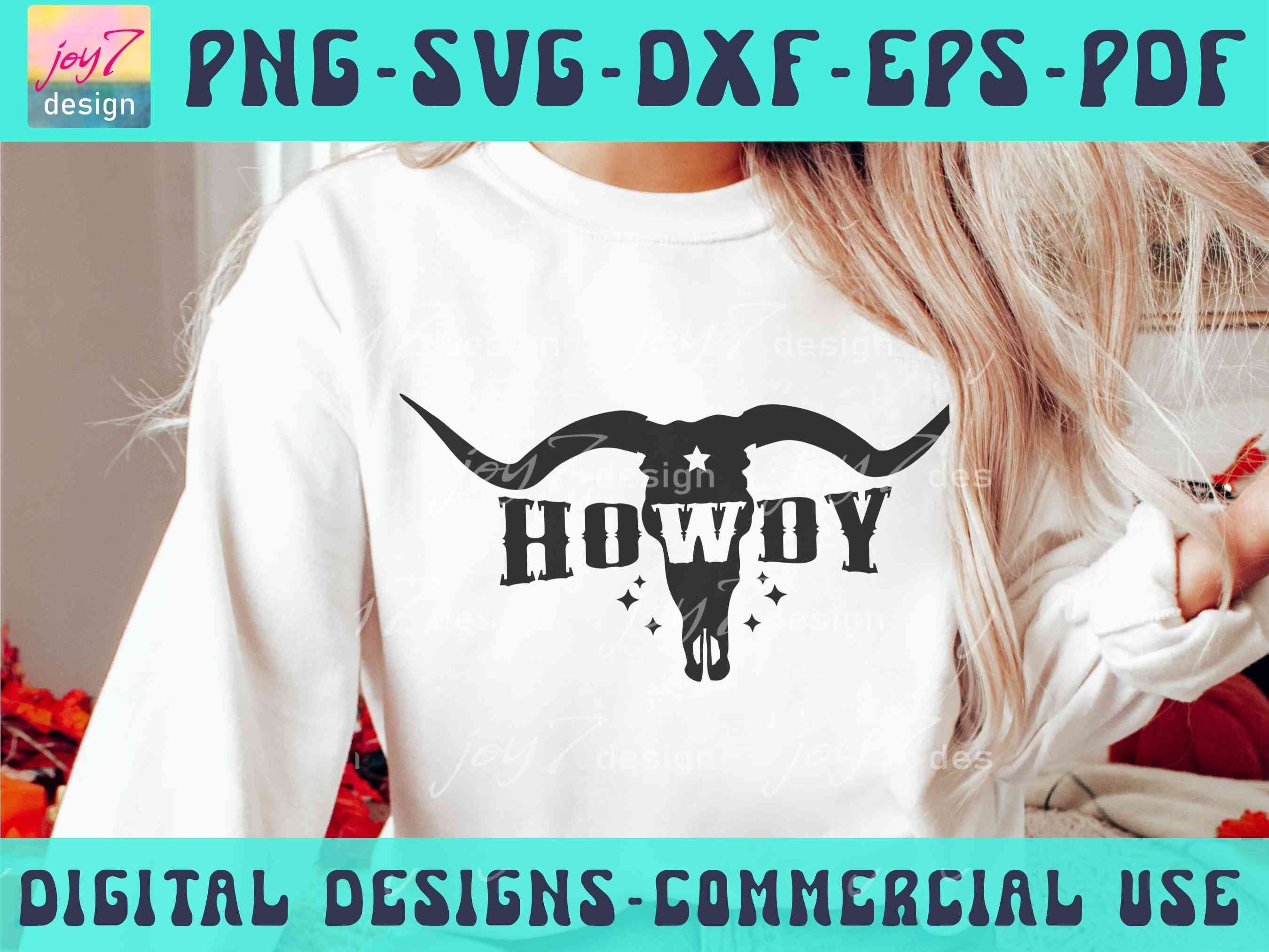Howdy SVG PNG Cut File Howdy Bull Skull Svg Howdy Cow Skull - Etsy Ireland