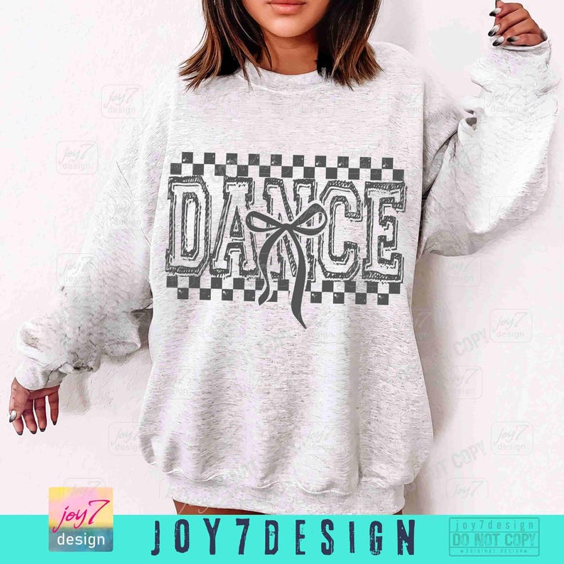 Dance Coquette Bow Retro Checkered Dance Competition PNG Coquette Dance ...
